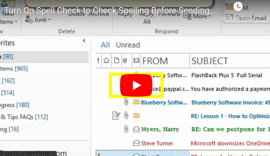 How To Turn On Spell Check To Check Spelling Before Sending Outlook 